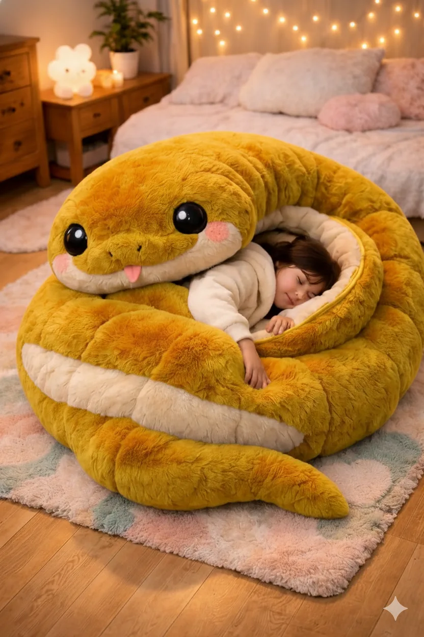 Discover the Comfort of the Fulffy Snake Sleeping Bag - Your Ultimate ...