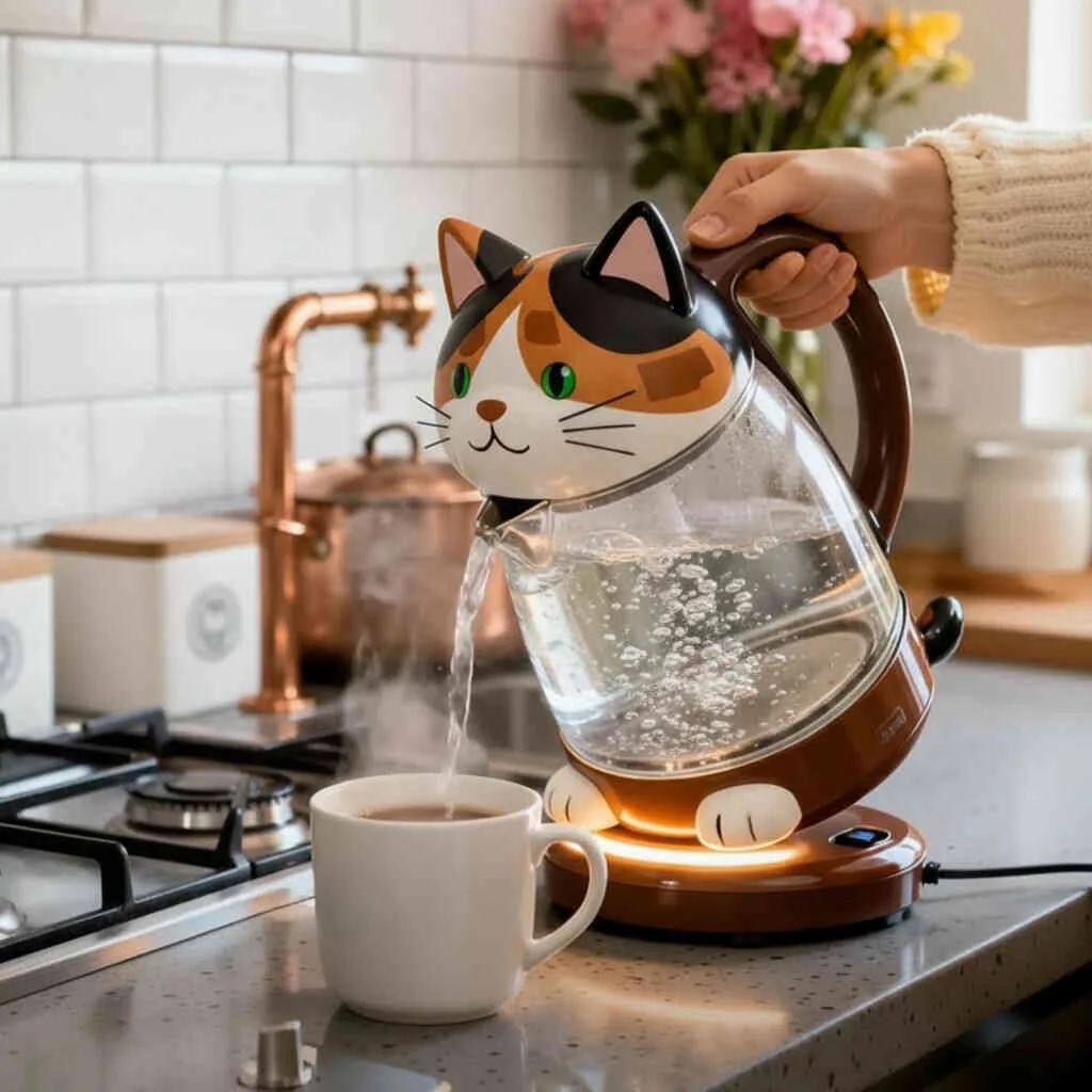Elevate Your Tea Time with Cat Electric Kettles - Clever Designs for ...