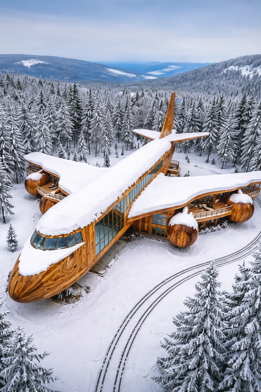 Discovering the Charm of a Plane Shaped Cabin - A Unique Architectural ...
