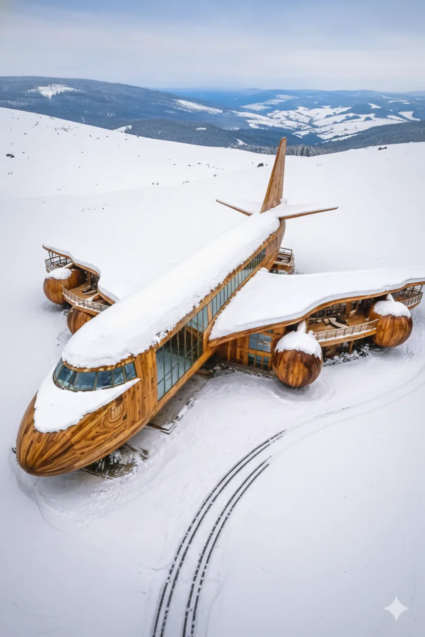 Discovering the Charm of a Plane Shaped Cabin - A Unique Architectural ...