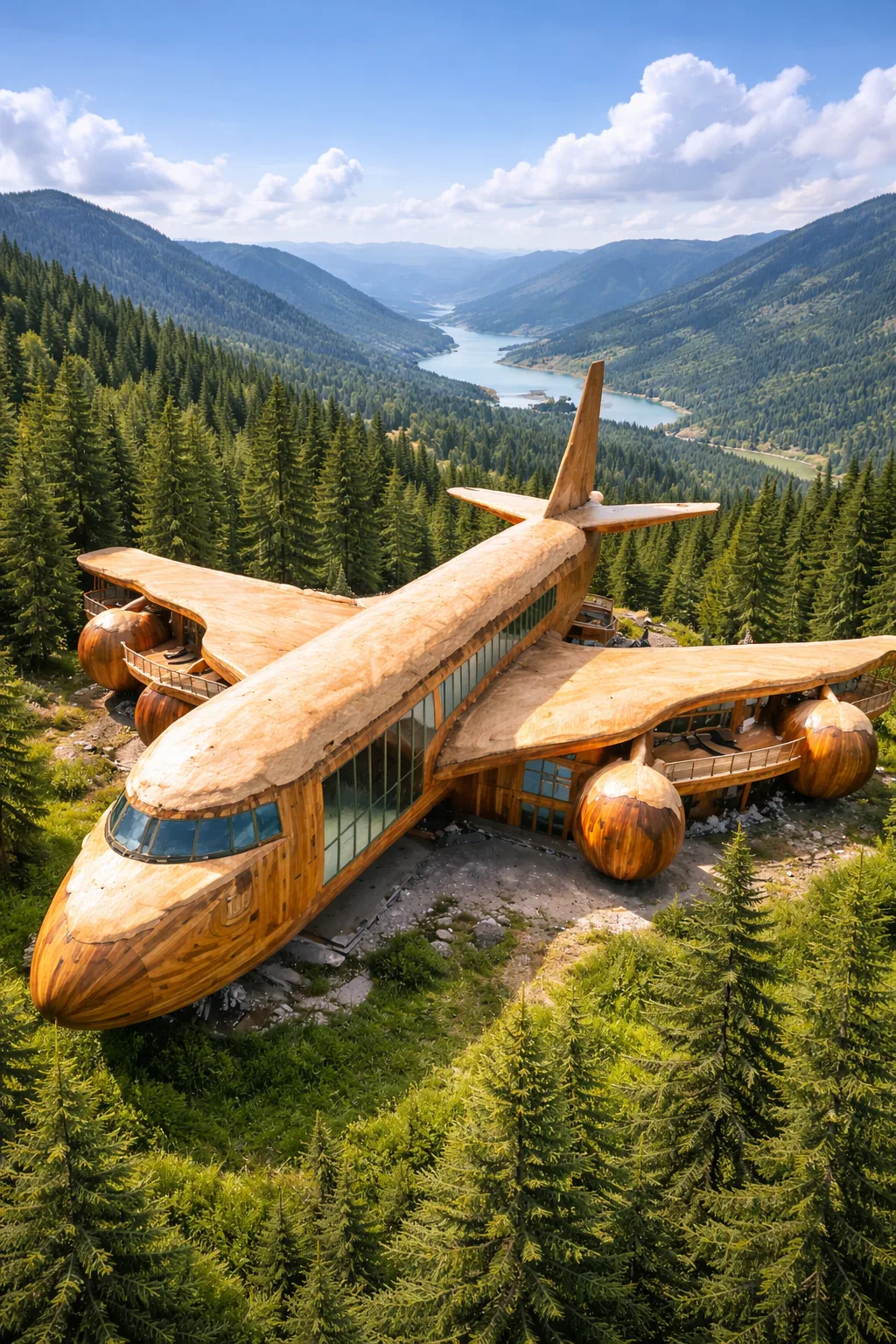 Discovering the Charm of a Plane Shaped Cabin - A Unique Architectural ...