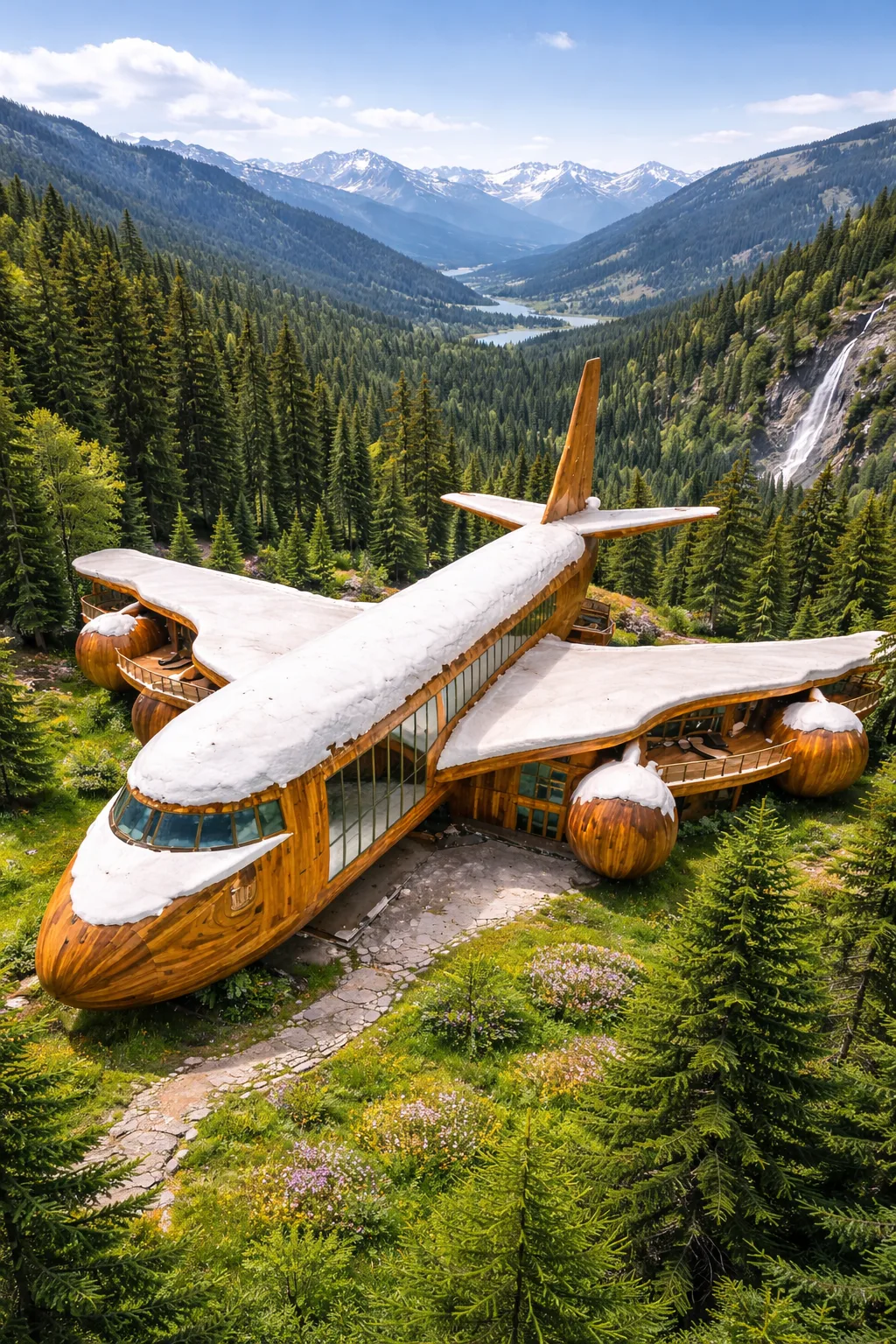 Discovering the Charm of a Plane Shaped Cabin - A Unique Architectural ...
