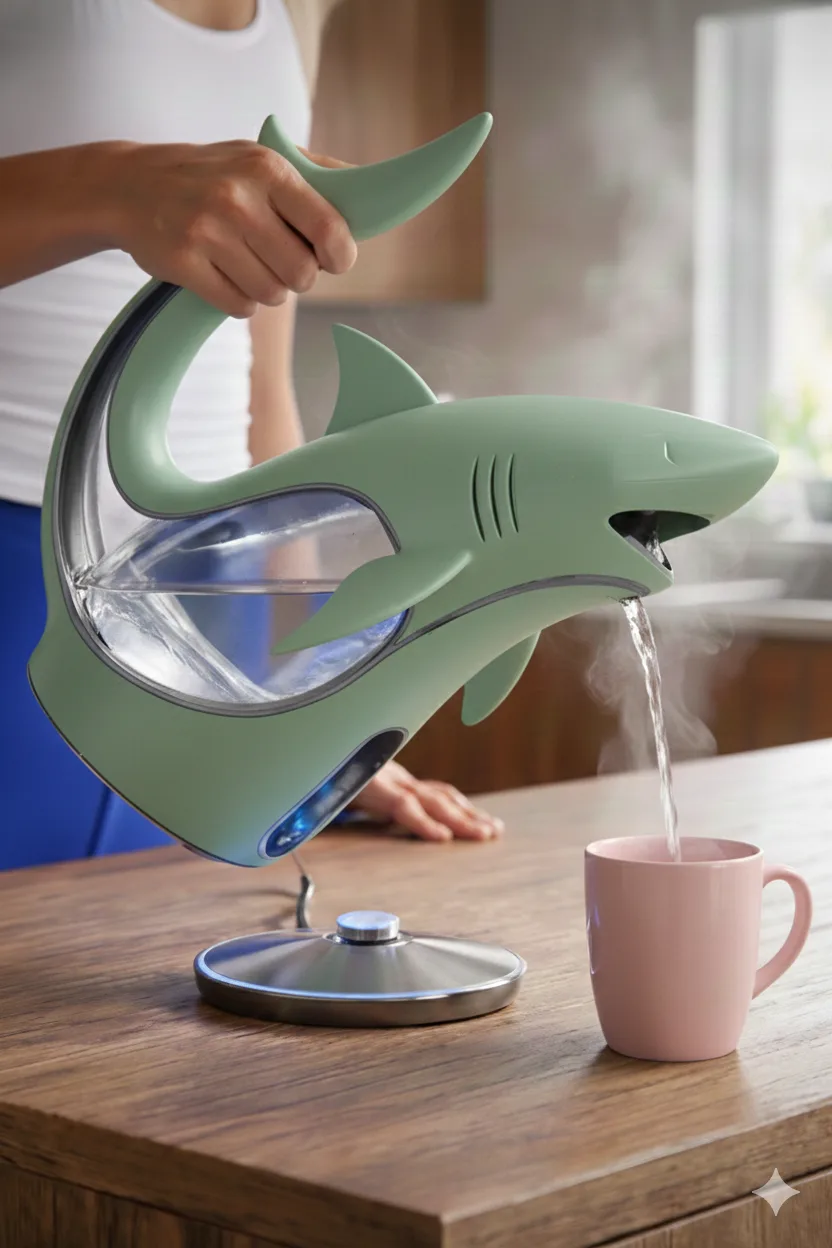 Dive into the Whimsical World of Sea Creature Electric Kettles - Unique ...