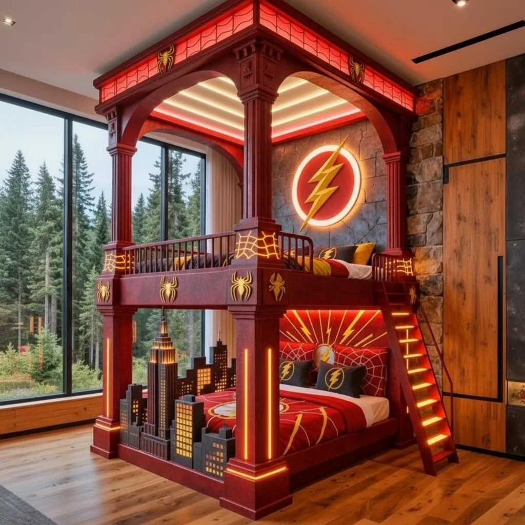Elevate Your Child's Room with Superhero Bunk Beds - A Fun and ...