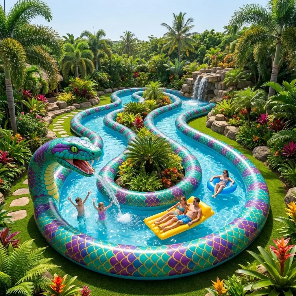Dive into Fun: The Ultimate Guide to the Giant Inflatable Snake Lazy ...