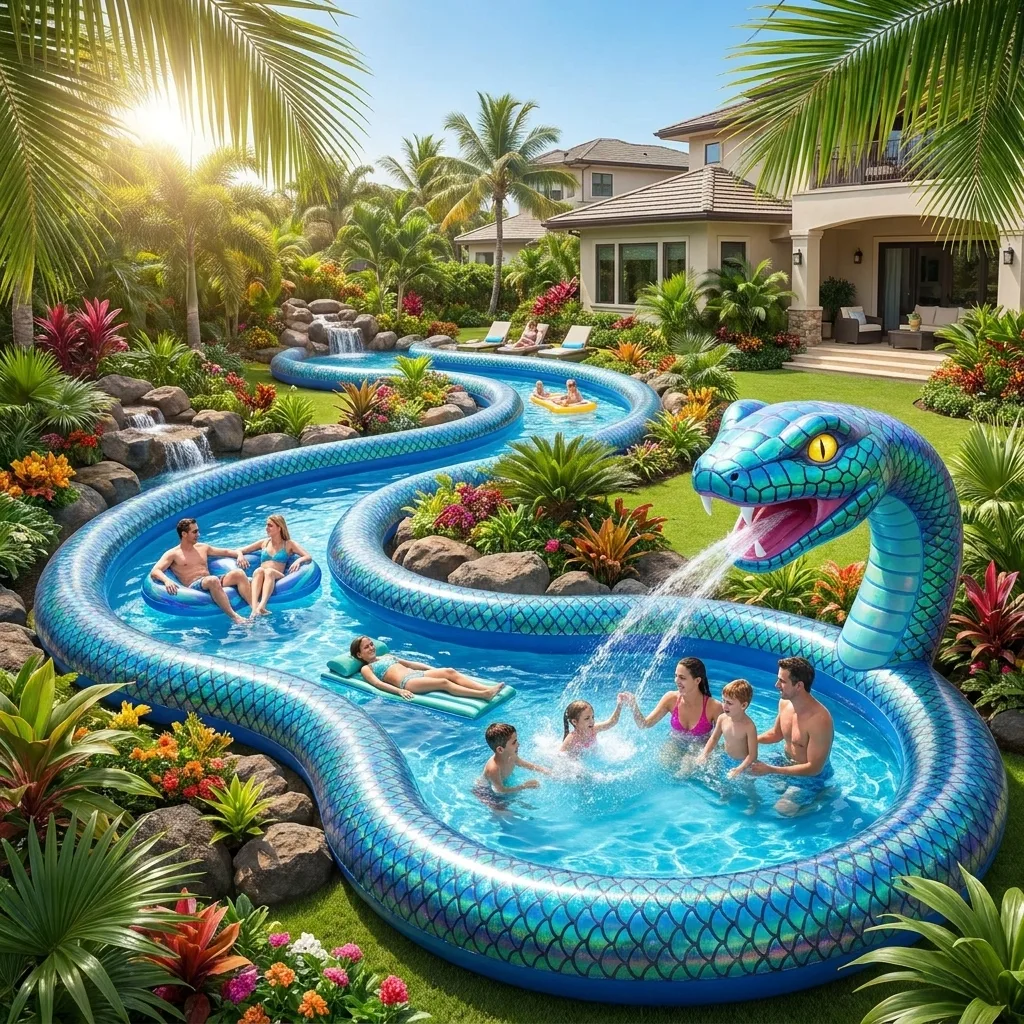 Dive into Fun: The Ultimate Guide to the Giant Inflatable Snake Lazy ...