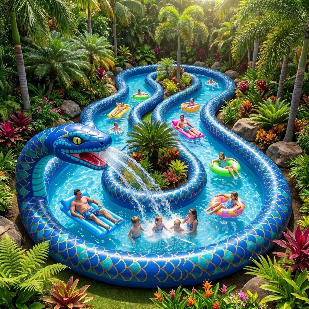 Dive into Fun: The Ultimate Guide to the Giant Inflatable Snake Lazy ...